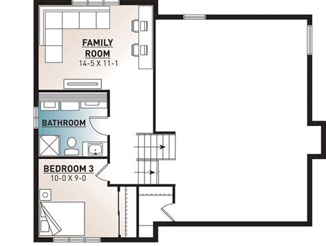 Plan 21047dr 3 Bed Split Level Home Plan