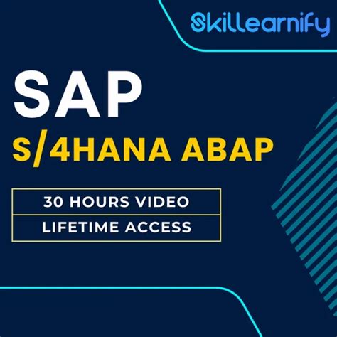 sap s 4hana abap video at ₹ 799 month in bhopal id 2852833781497
