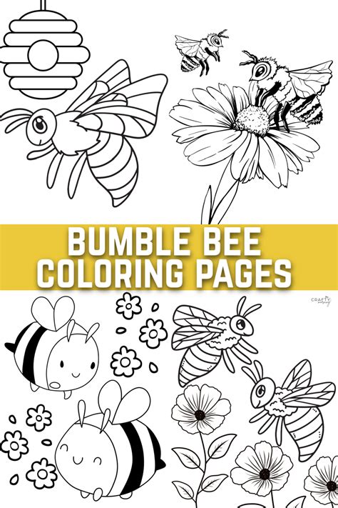 Printable Bumblebee Coloring Pages 2025