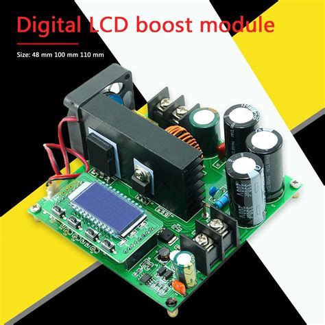 900w 15a Dc Dc Boost Power Converter 8 60v To 10 120v Cc Cv Step Up