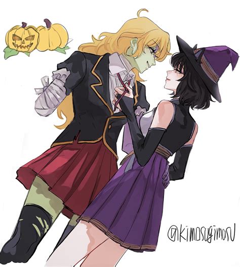 Yang Xiao Long And Blake Belladonna Rwby Drawn By Naizokimosugimasu