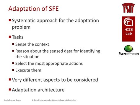 ppt a set of languages for context aware adaptation powerpoint