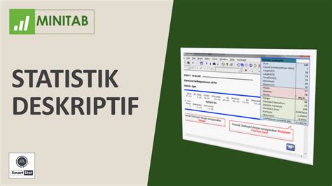 Tutorial Minitab Statistik Deskriptif