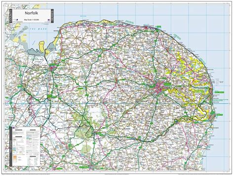 County Map Of Norfolk 2024