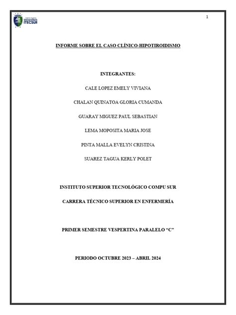 Trabajo Kerly 2 Pdf Tiroides Hipotiroidismo