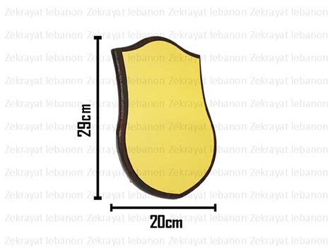 Big Trophy Sheild Shape