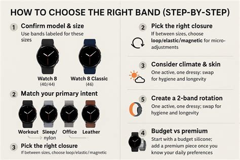 Best Samsung Galaxy Watch 8 Bands 40mm 44mm 46mm Top Picks
