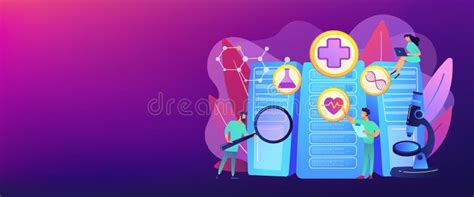 Dig Data In Healthcare Stock Vector Illustration Of Diagnostics
