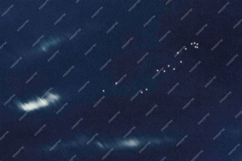 Constelación De La Hidra Constelación De La Serpiente Marina Foto Premium