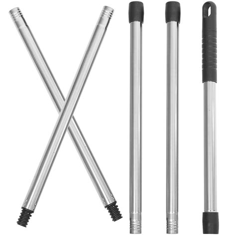 Stainless Steel Mop Rod Floor Mop Mops Mop Pole Replacement Extension
