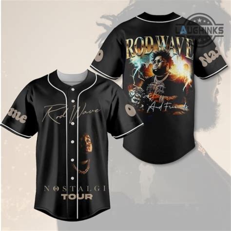 Rod Wave Concert Baseball Jersey Shirt All Over Printed Personalized