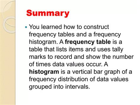 Organizing Data Using Frequency Distribution Pptx