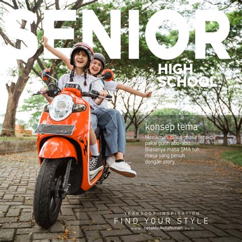 Buku Tahunan Tema Sekolah Sma Tanda Hijau
