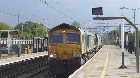 Freightliner Class 66 Passes Leighton Buzzard 2 9 22 Youtube