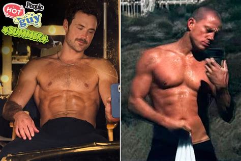 Celebrity Guys Showing Off Their Abs On Instagram Photos