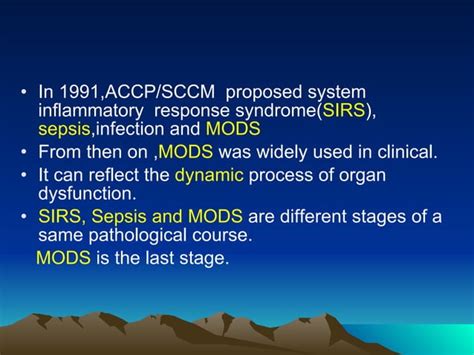 Multiple Organ Dysfunction Syndrome2009 Ppt