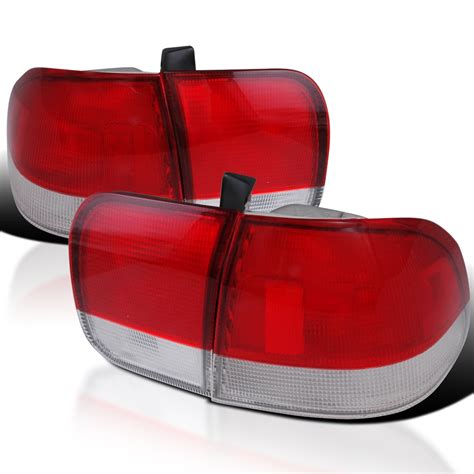 Spec D Tuning Red Tail Lights Compatible With 1996 1998 Honda Civic 4