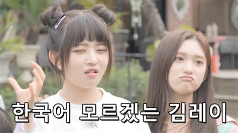 아이브 레이 한국어 모르겠는 김레이 Youtube