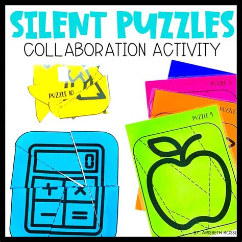 Collaborative Team Building Jigsaw Puzzles First Day Of School Activities