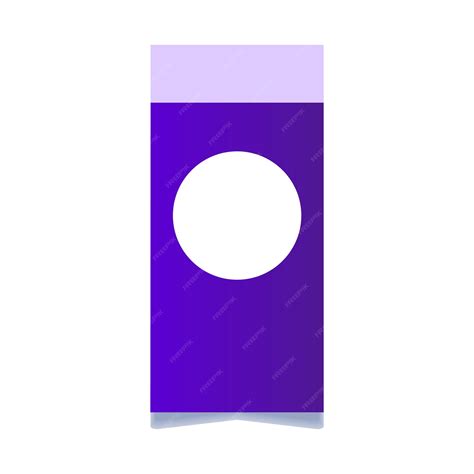 Premium Vector Purple Rectangle With Circle Vector Design Element