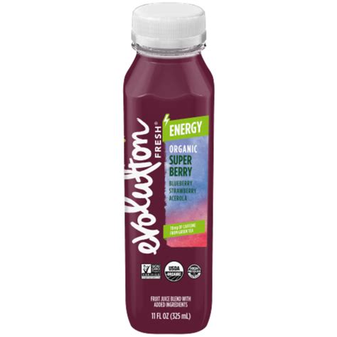 Evolution Fresh Organic Super Berry Energy Drink 11 Fl Oz Kroger