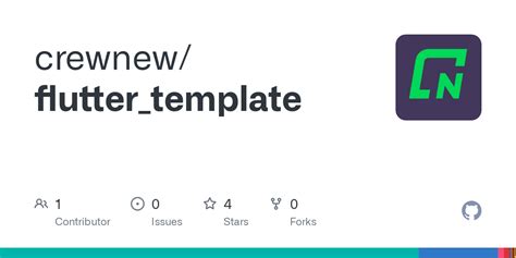 GitHub Crewnew Flutter Template
