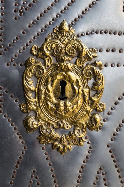 Keyhole Stock Image Image Of Close Door Wood Privacy 63621157