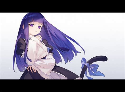 Aluce Frederica Bernkastel Umineko No Naku Koro Ni Highres 1girl Black Dress Black Tail