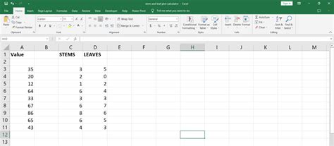 How To Calculate Stem And Leaf Plot In Excel Spreadcheaters