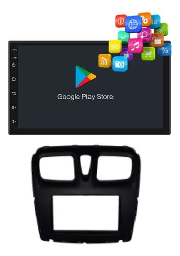 Central Multimídia Do Renault Sandero Logan Moldura Parcelamento Sem Juros