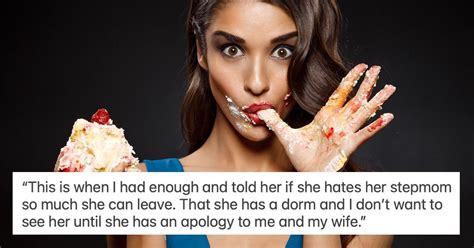 Woman Opens All Of Stepmoms Birthday Presents And Eats Her Cake Out Of
