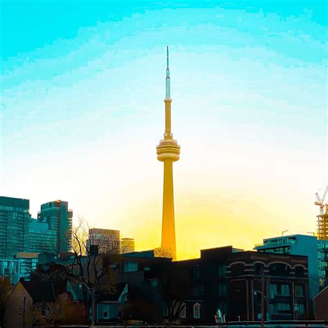 Cn Tower Downing Cn Tower Tower Landmarks