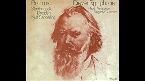 Brahms Symphony No 1 In C Minor Op 68 Sd Kurt Sanderling Rec 1971 Remastered 2016