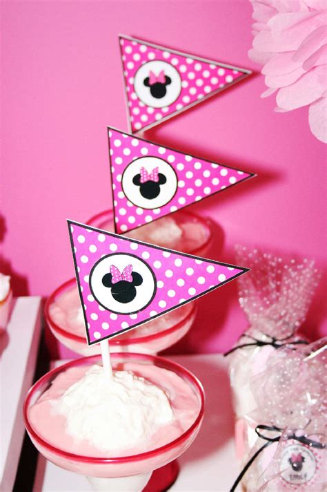 Minnie Mouse Pink Birthday Party Ideas Photo 19 Of 30 Catch My Party