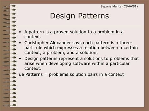 Design Patterns Ppt Web Development Internet