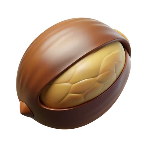 Beautiful Vintage Brazil Nut In Shell 4k 59922172 Png