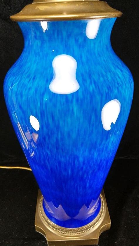 Vtg Art Deco Antique French Paul Milet Sevres Blue Flambe Porcelain