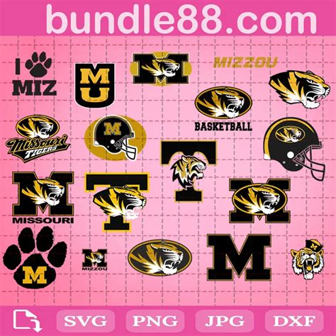 Missouri Tigers Ncaa Svg Bundle Svg Png Dxf Eps Cricut Files June 2025