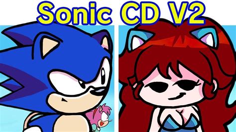 Friday Night Funkin Vs Sonic Cd Mega Cd Locked On Demo 2 Fnf Modsonic Cd V2 Sonic The