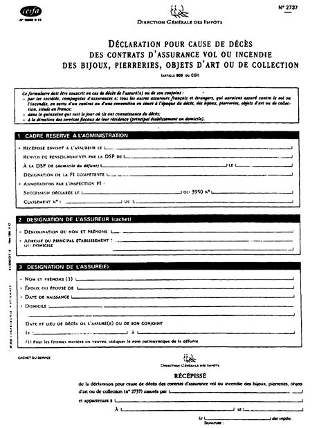 Section 1 Mesures DestinÉes Au ContrÔle Des DÉclarations De Succession