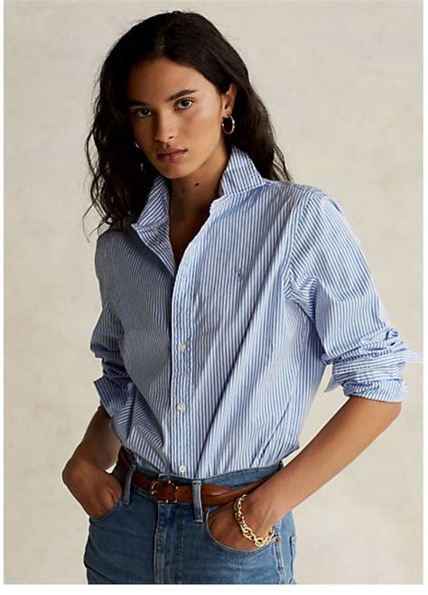 Pin By Pinner On Fits Outfits With Striped Shirts Oxford Shirt Women