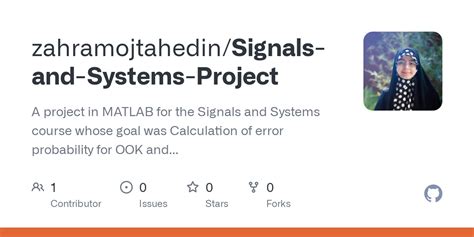 Github Zahramojtahedinsignals And Systems Project A Project In Matlab For The Signals And