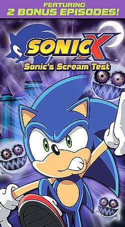 Sonic X Vol 5 Sonics Scream Test Vhs 2005 Edited For Sale