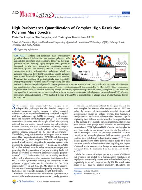 Hp Quantification Of Complex Polymer Pdf
