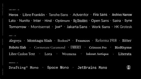 Fonts List Of Typefaces 11 Pdf