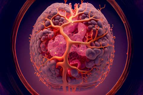 Tumor Growth Generative Ai Illustration Stock Illustration