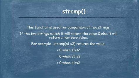 String Library Functions Pptx Programming Languages Computing