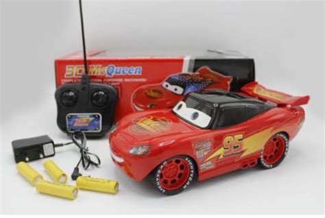 3d Mc Queen Remote Control Car Plastic Lightning Mcqueen Vehicle