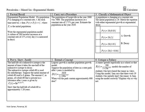 Mixed Six Exponential Models Pdf Radioactive Decay Nuclear Physics
