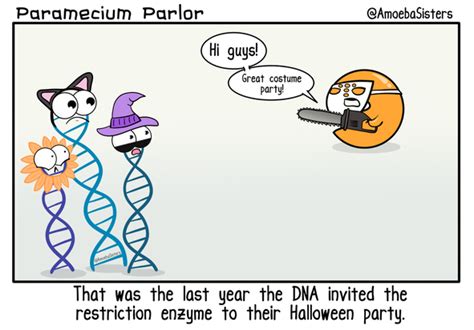 Restriction Enzyme Costume Fail Science With The Amoeba Sisters